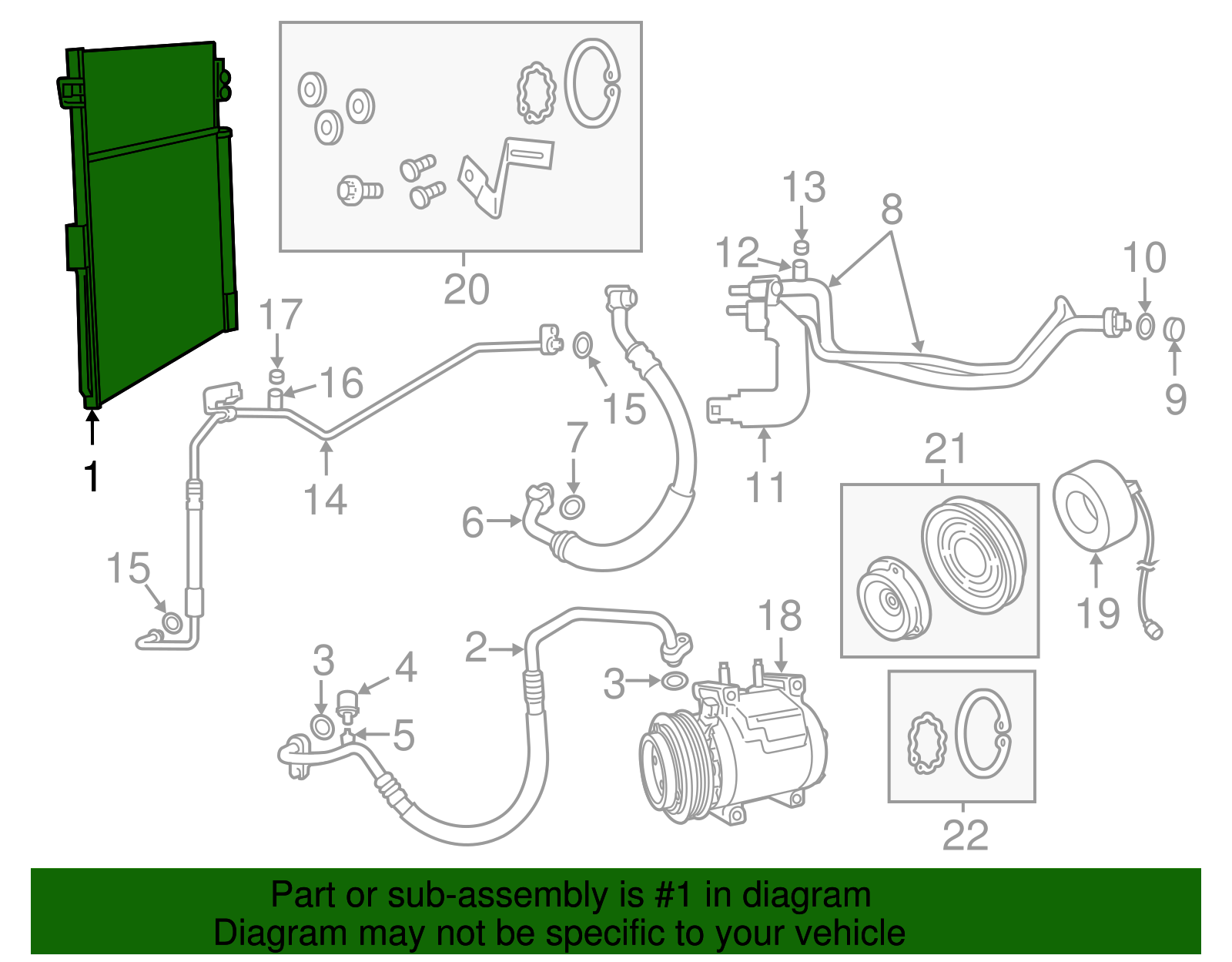 2011-2024 Mopar Cooler 55038003AG | Mopar Parts Canada
