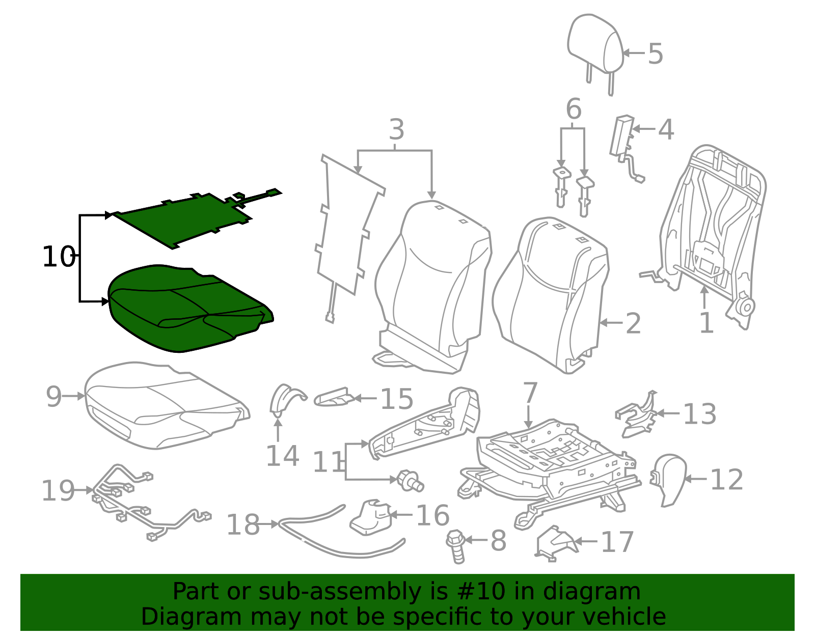 71071-47770-B2 - Cushion Cover 2015-2017 Toyota Prius V | Bam Wholesale ...