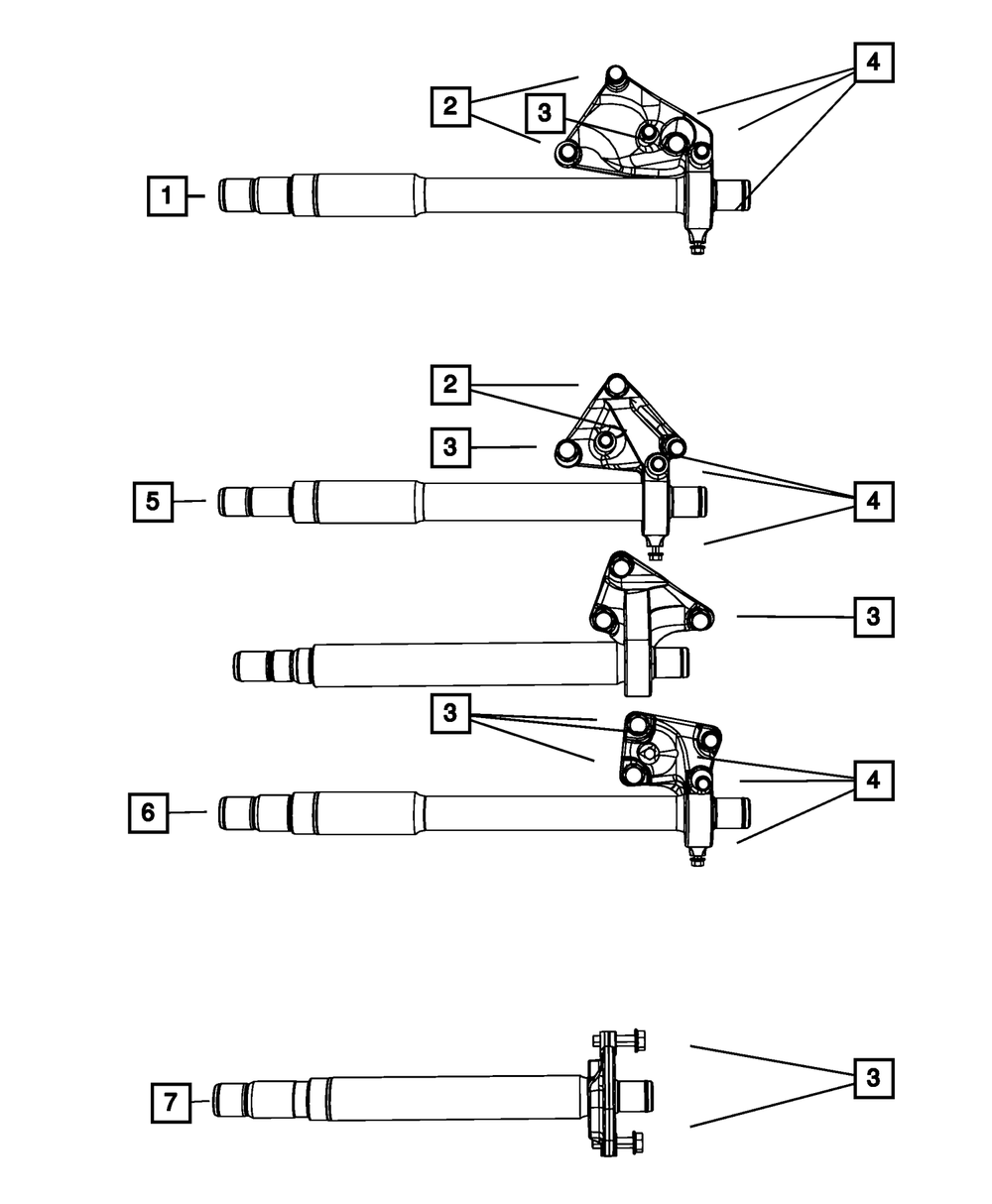 Intermediate Shaft for 2008-2010 Mopar | OEM Mopar 5085097AD | Mopar ...