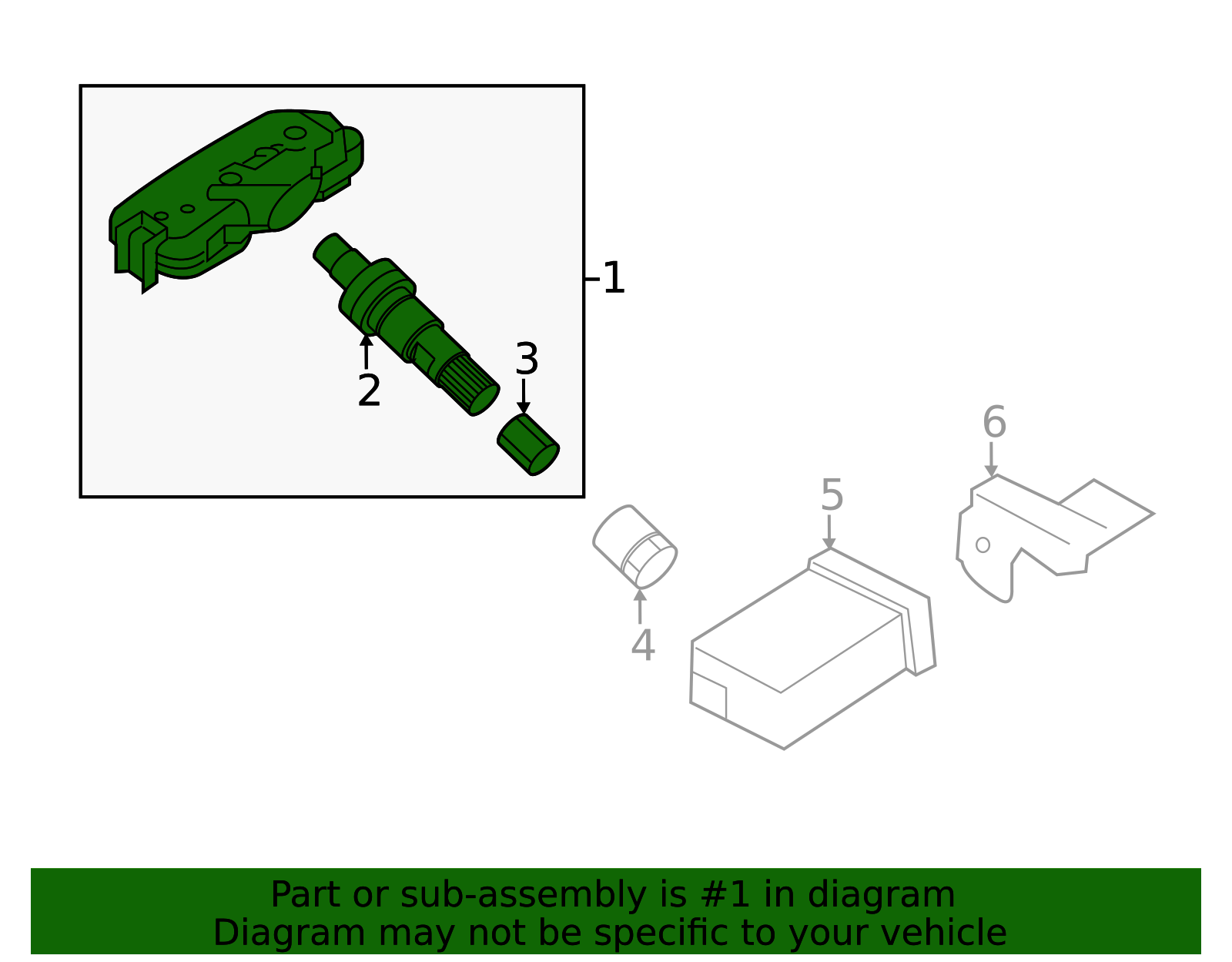 Tire Pressure Sensor 52933 3X200-DS | OEM Parts Online