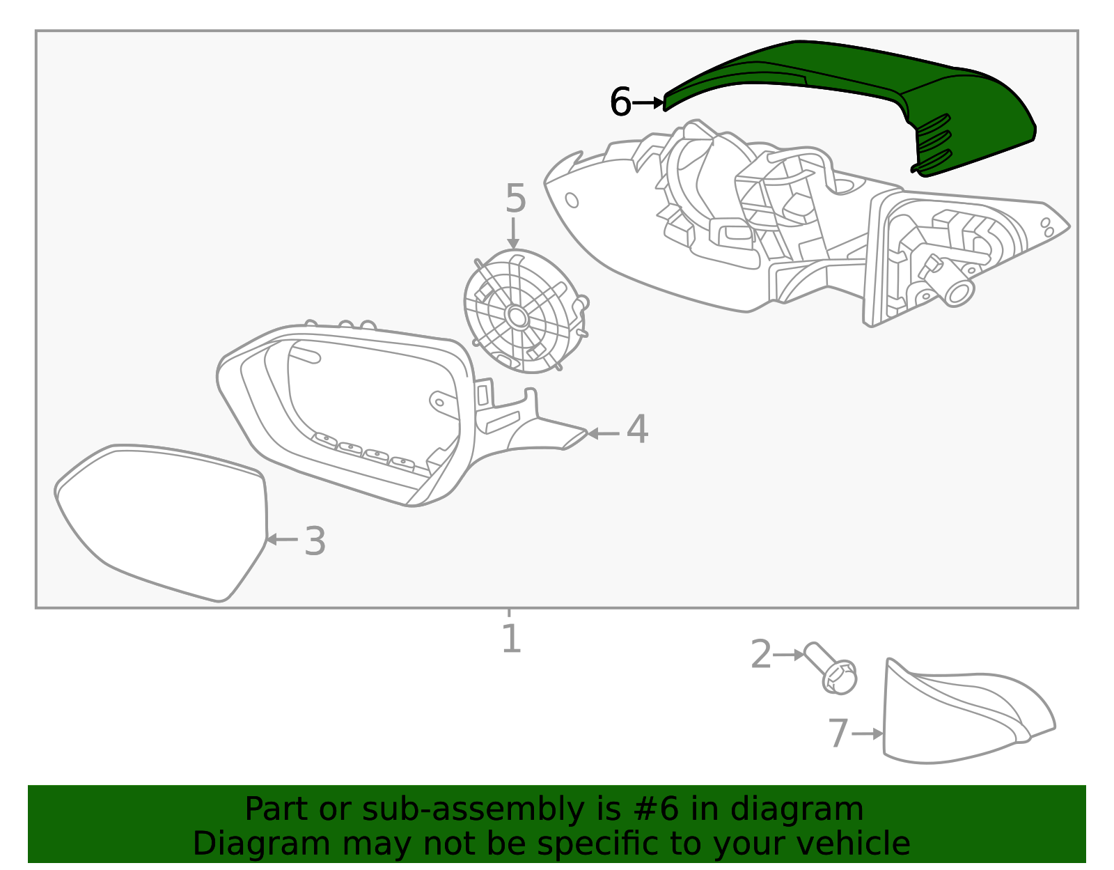 2024-2025 Hyundai Kona Outer Cover 87616-BE000 | MotorMotor