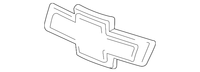 GM 84133640 Exterior Emblem, Front, Black | Genuine GM & AC Delco OEM ...