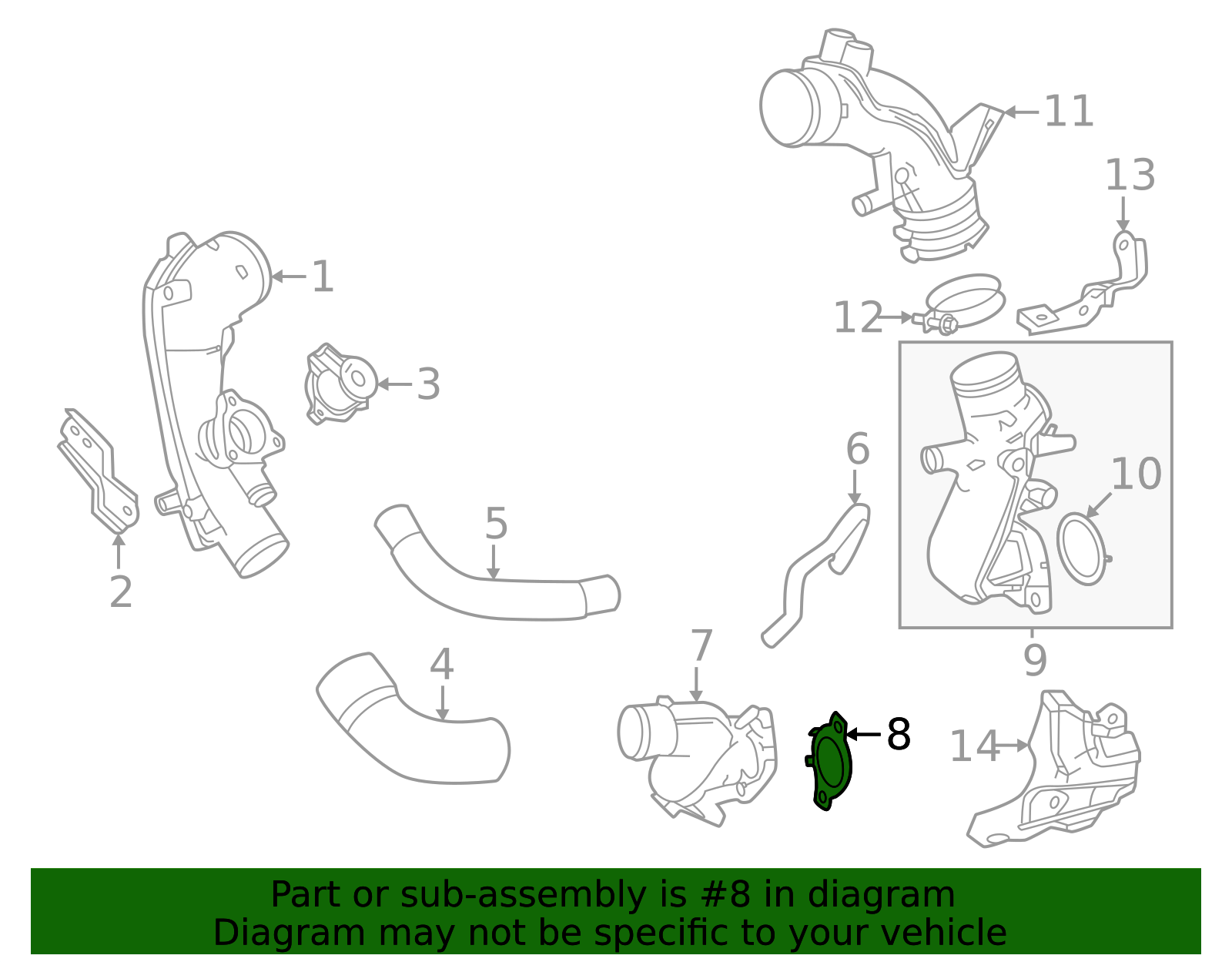 17277-F4010 - High-Quality Turbocharger Intercooler Pipe Gasket for ...