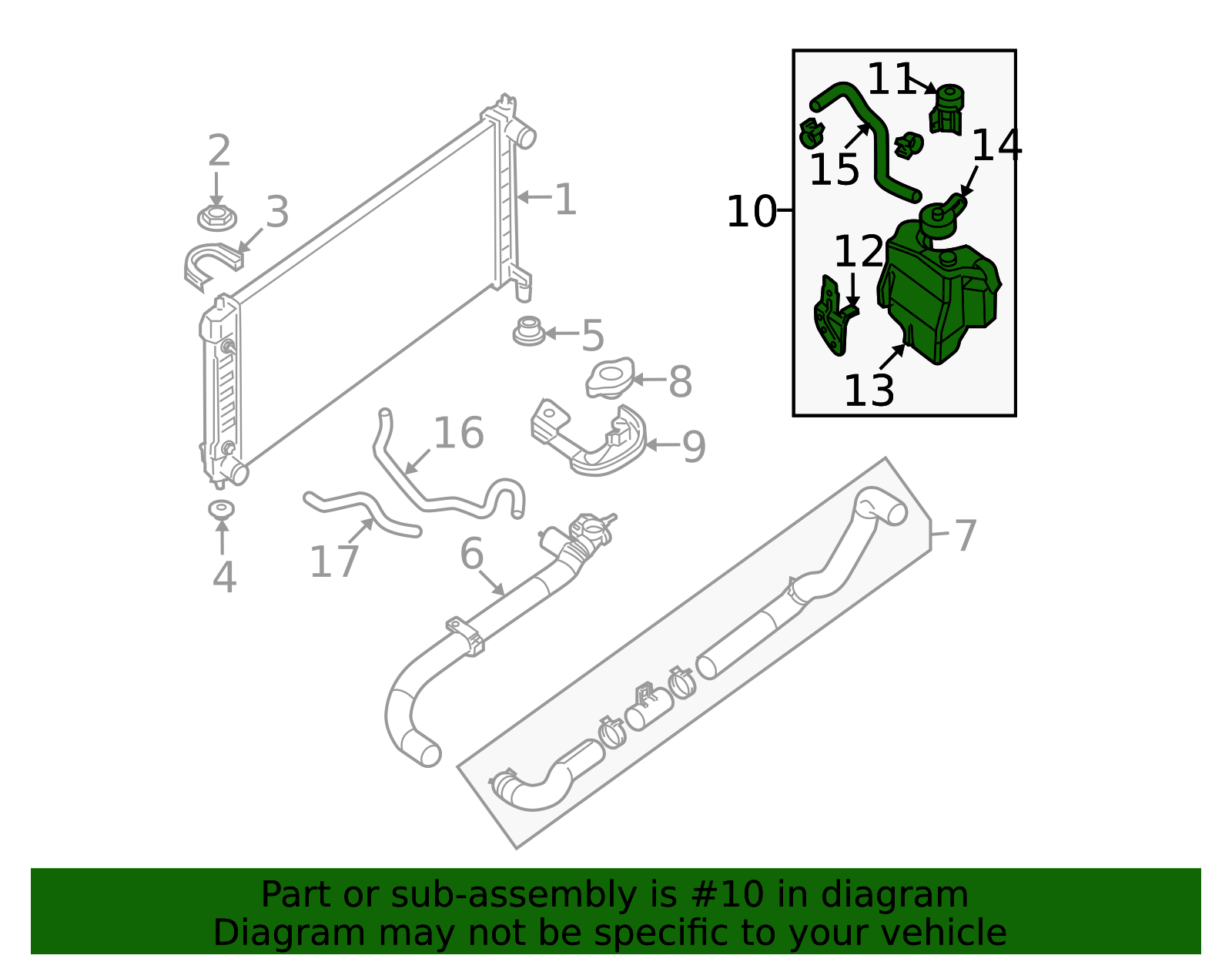 21710-ZN50A - Reservoir Assembly Official Nissan Parts Store