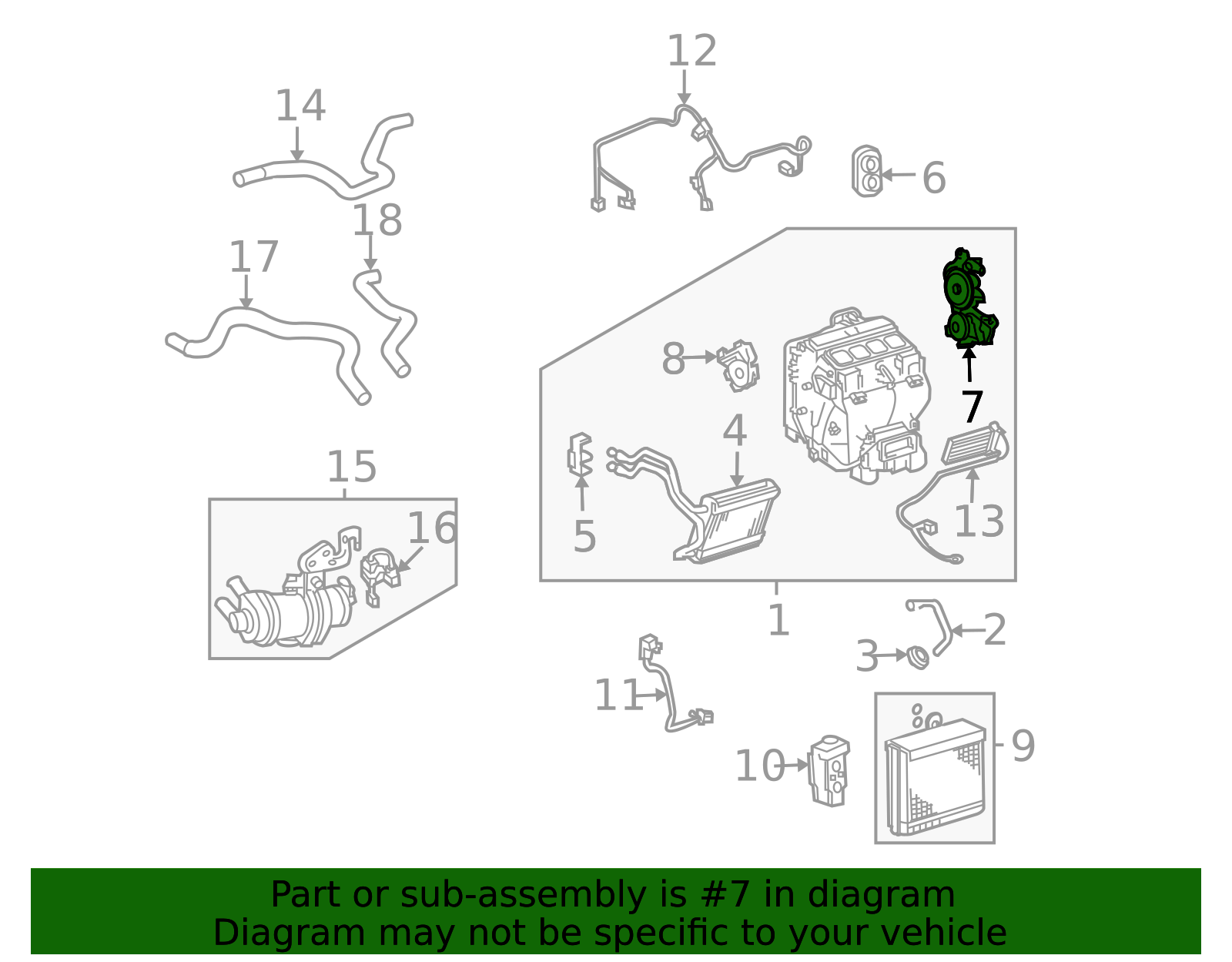 87106-06250 - HVAC Defrost Mode Door Actuator 2008-2012 Toyota | Norm ...