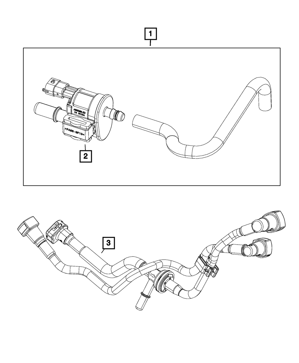 05281406AD - Purge Tube 2019-2023 Jeep Cherokee | The Official Mopar eStore