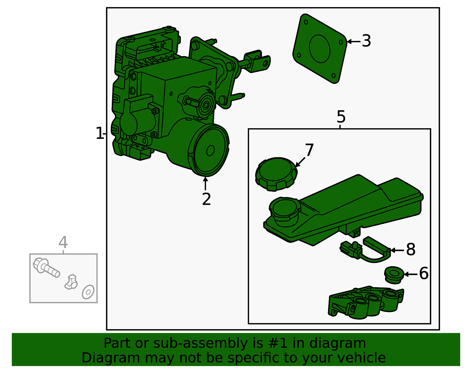 2023-2025 Genesis GV70 Master Cylinder Assembly 58500-AR010 | QuirkParts