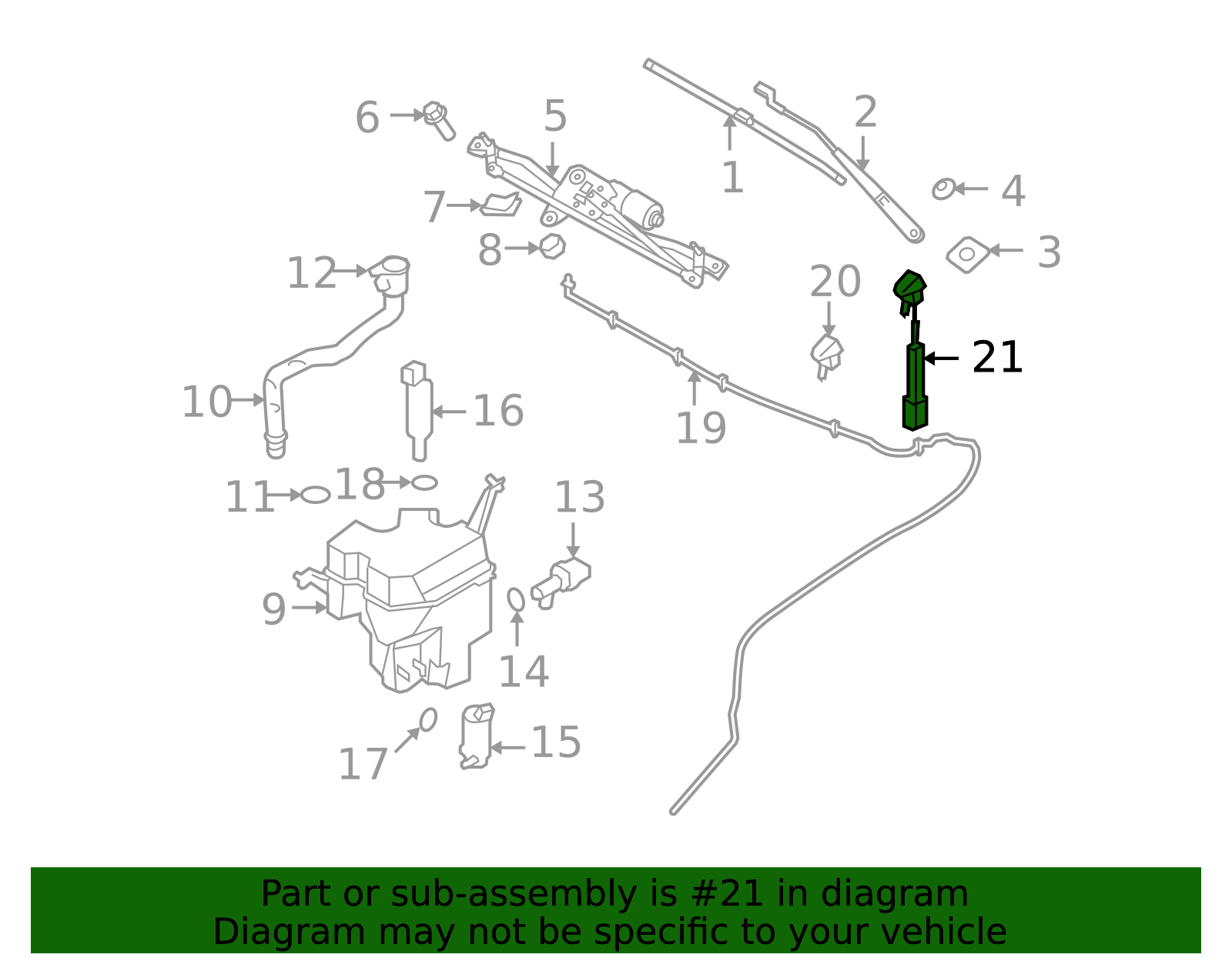 31349729 - High-Quality Windshield Washer Nozzle for 2014-2016 Volvo ...