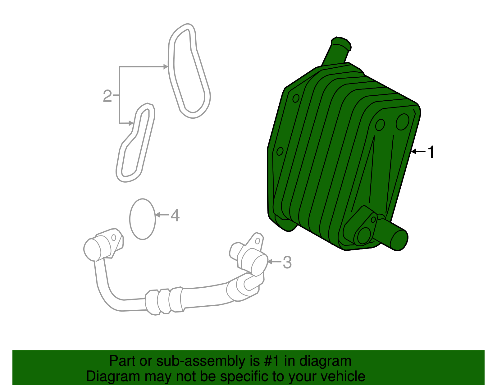 30757620 - Oil Cooler 2007-2016 Volvo | OEM Euro Parts