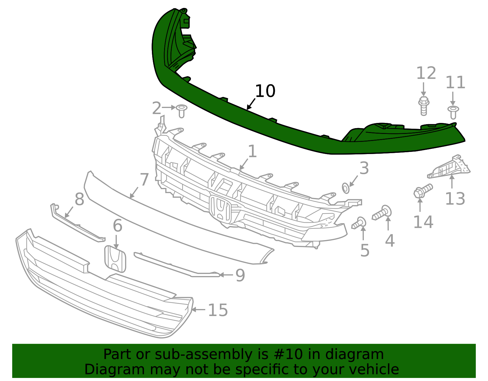 2019 Honda Insight | Upper Cover | 71150-TXM-A00ZD | Honda OEM Discount ...