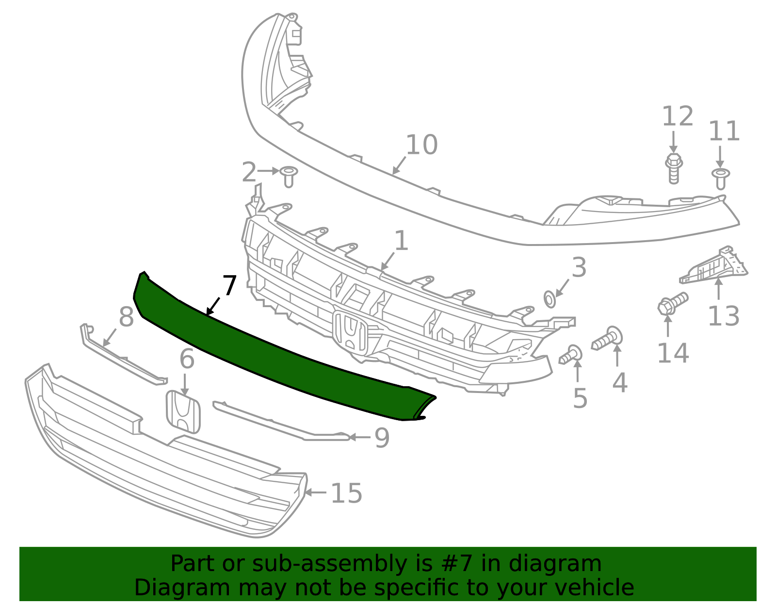 Grille Molding - Sleek OEM Front End Finish | AutoNation Parts