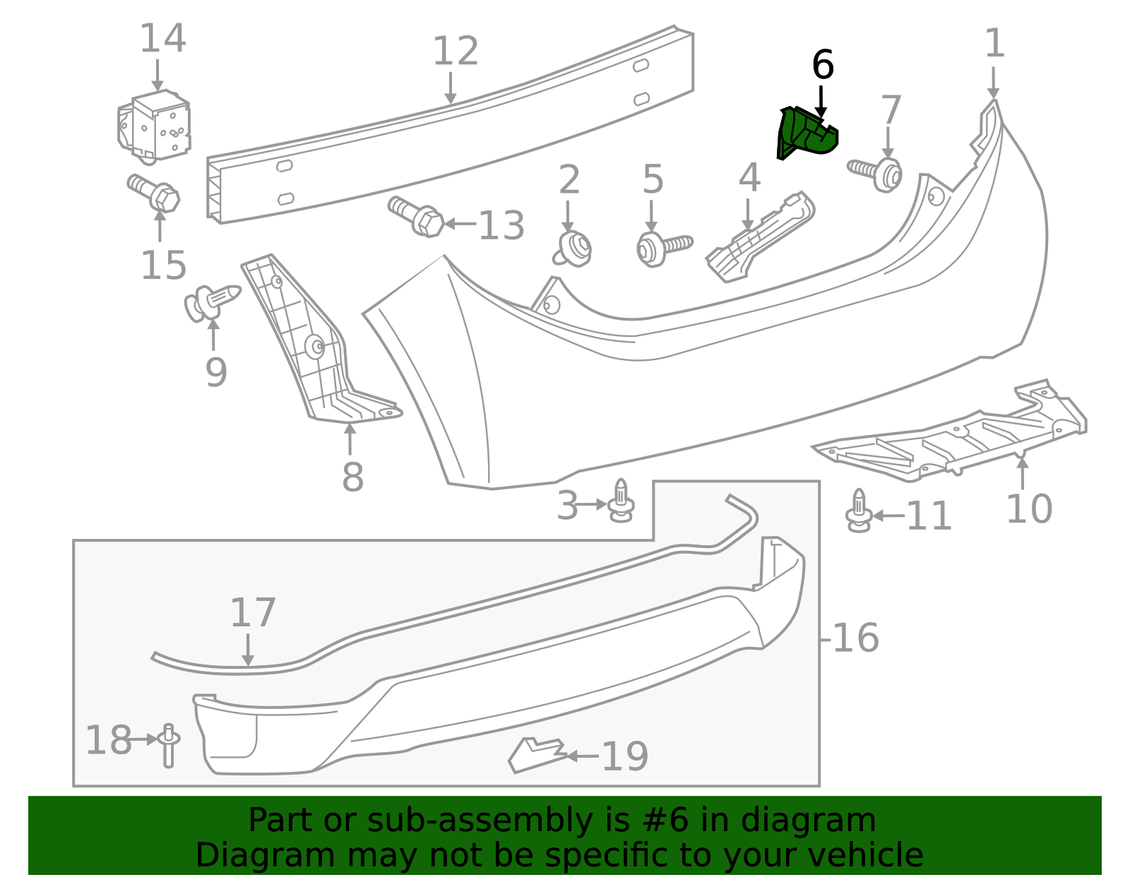 Genuine Official Toyota Upper Retainer part# 52563-52031 for 2012-2019 ...