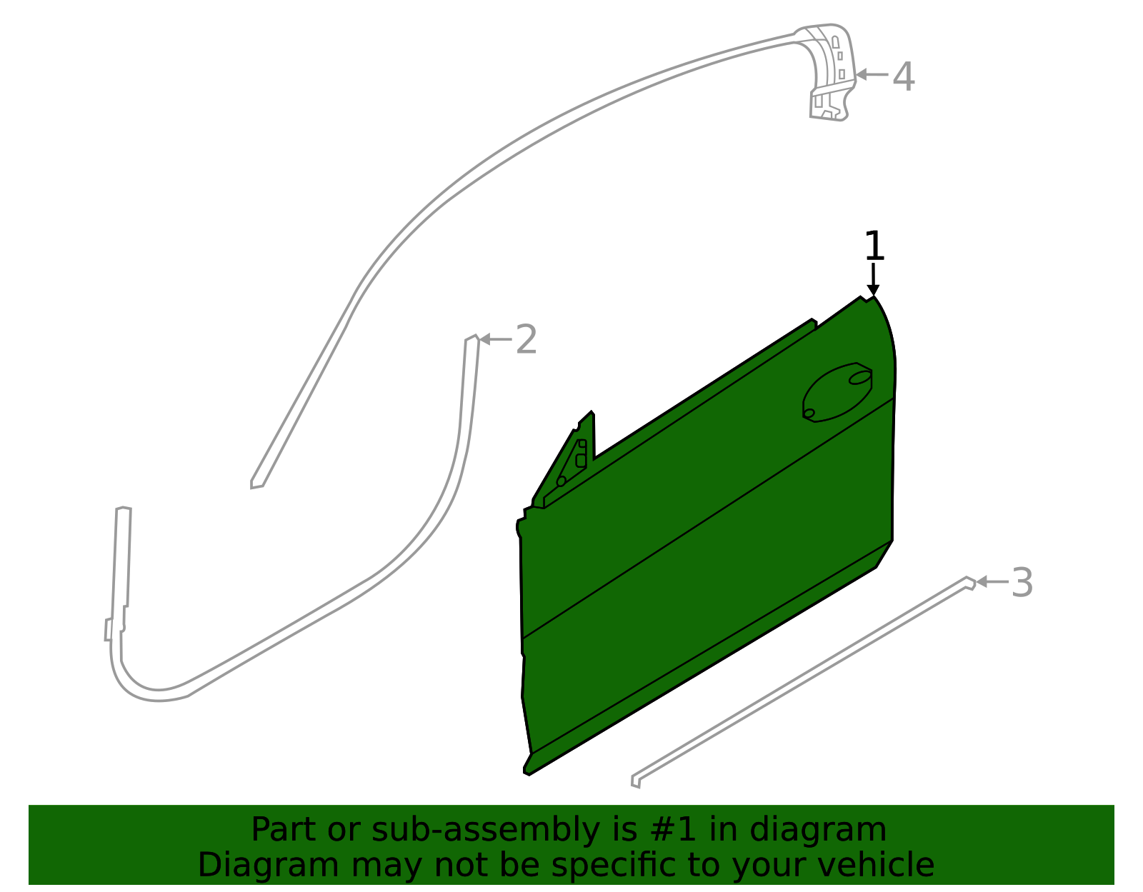 41007455098 - 2020-2025 BMW Door Shell (41-00-7-455-098) | BMW of South ...
