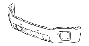 2014-2015 GMC Sierra 1500 Front Bumper Impact Bar 22902310 | Chevy ...