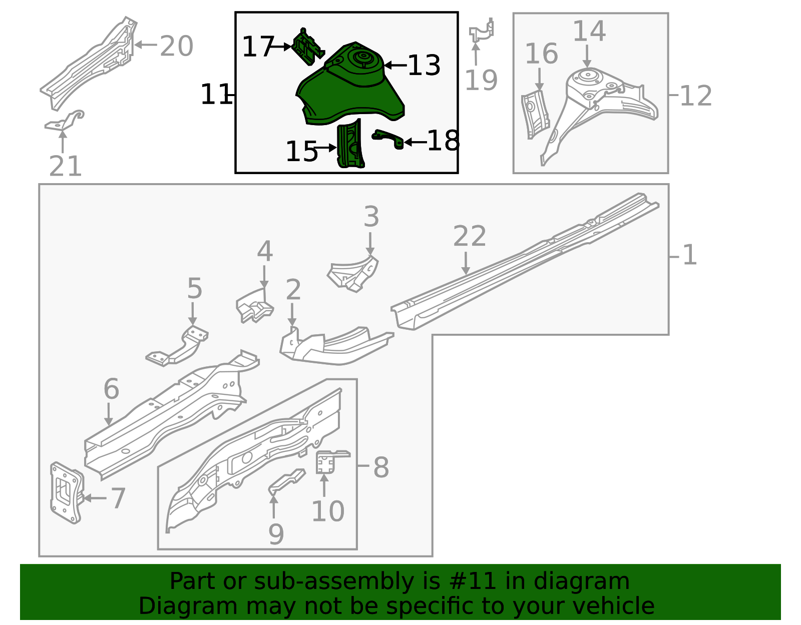 2019-2025 Volkswagen Apron Assembly 5Q0-805-116-E | QuirkParts