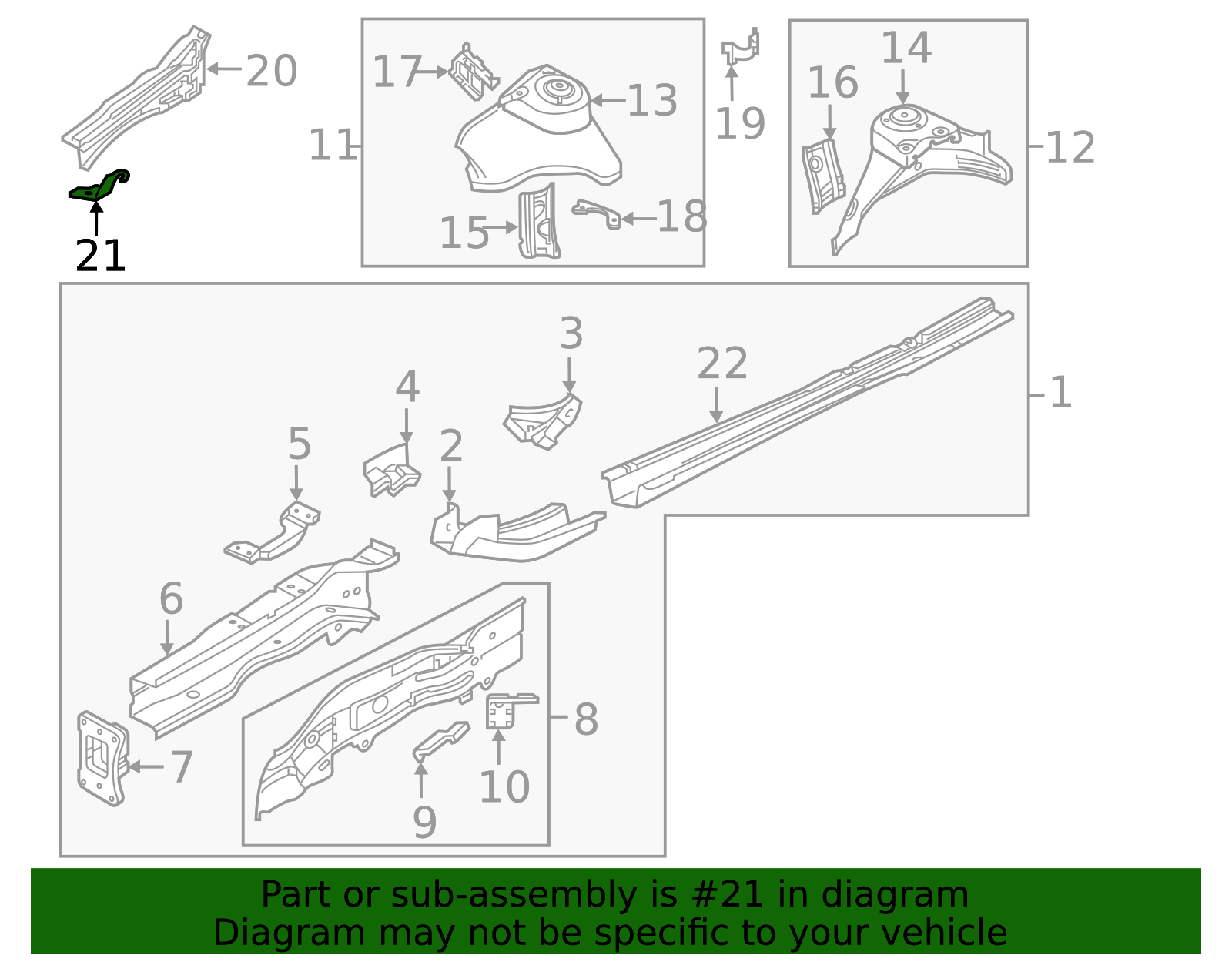 2019-2025 Volkswagen Jetta Mount Bracket 17A-941-058 | VW Direct Auto Parts