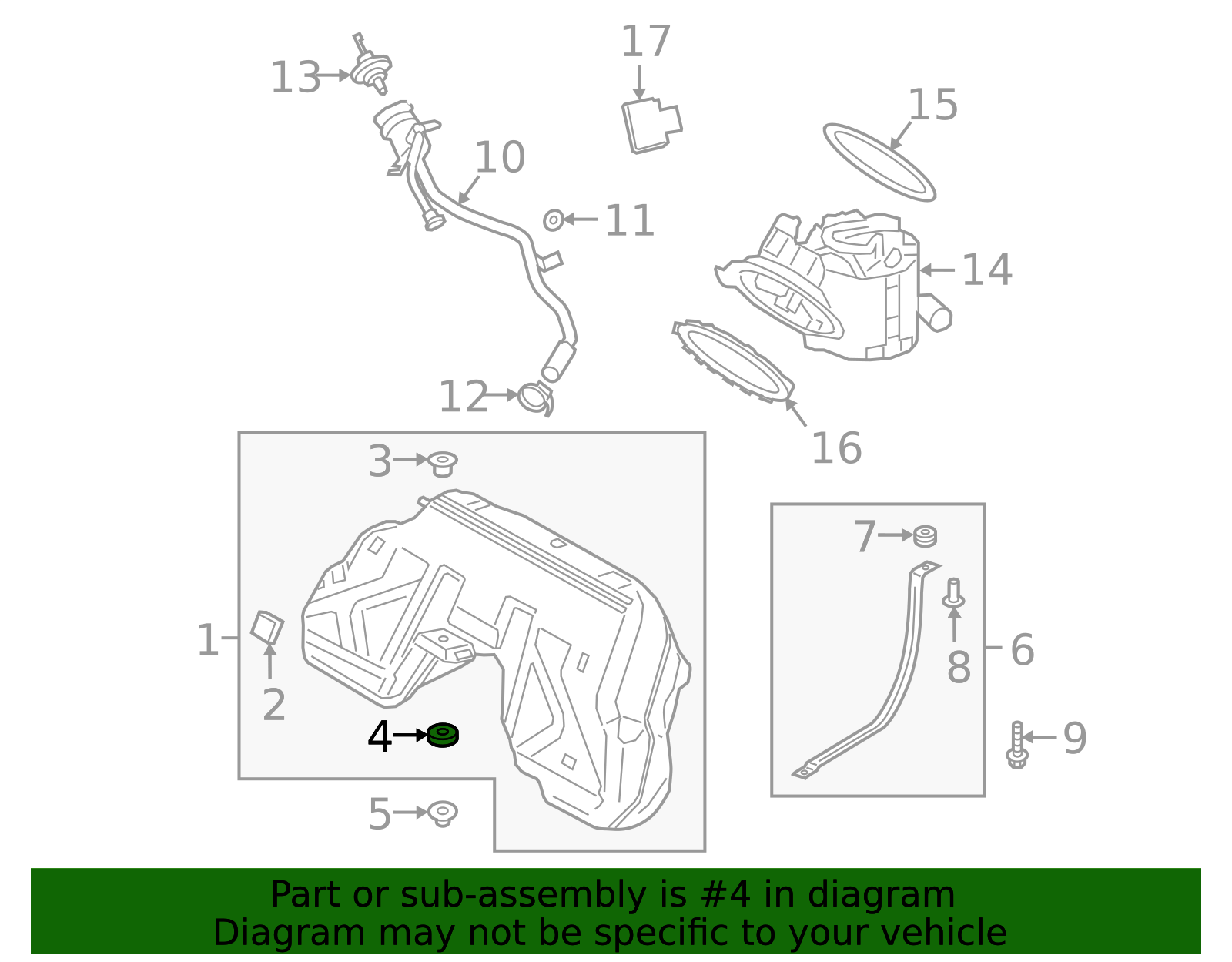 2020-2025 Toyota GR Supra Fuel Tank Grommet 90118-WA120 | MotorMotor