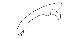 Hyundai - 82650-S1700 - Handle, Outside - 2019-2020 Hyundai Santa Fe ...