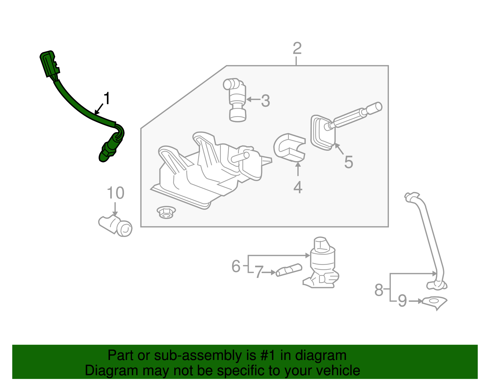2004-2009 GM Heated Oxygen Sensor 12590790 | Capital Chevy Parts