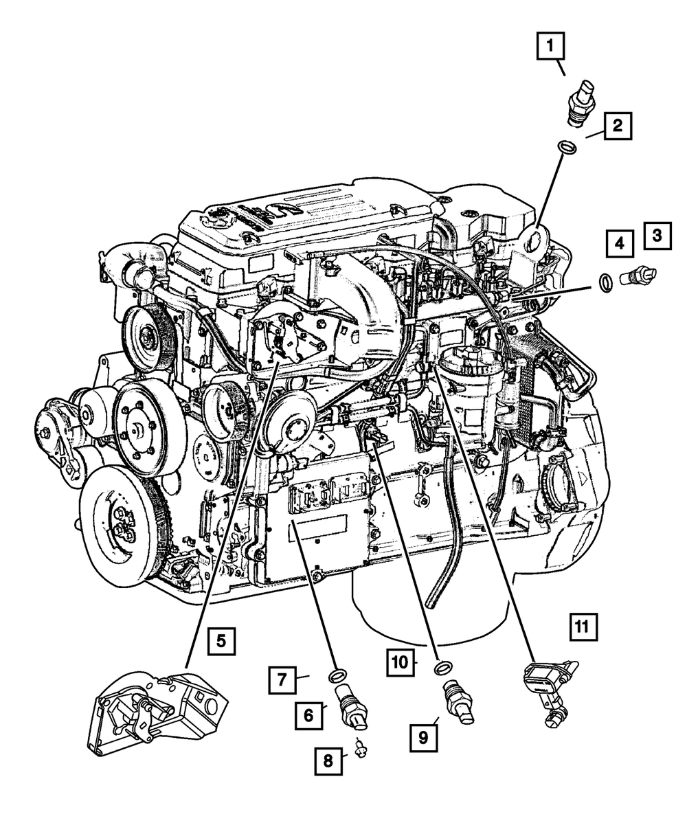2001-2002 Dodge Camshaft Sensor 68617369AA | Mopar eStore