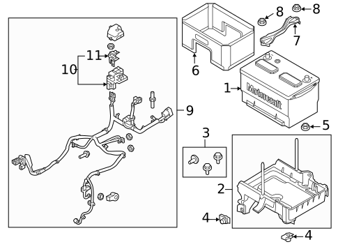 Battery & Related Components for 2019 Ford F-250 Super Duty | Ford OEM ...
