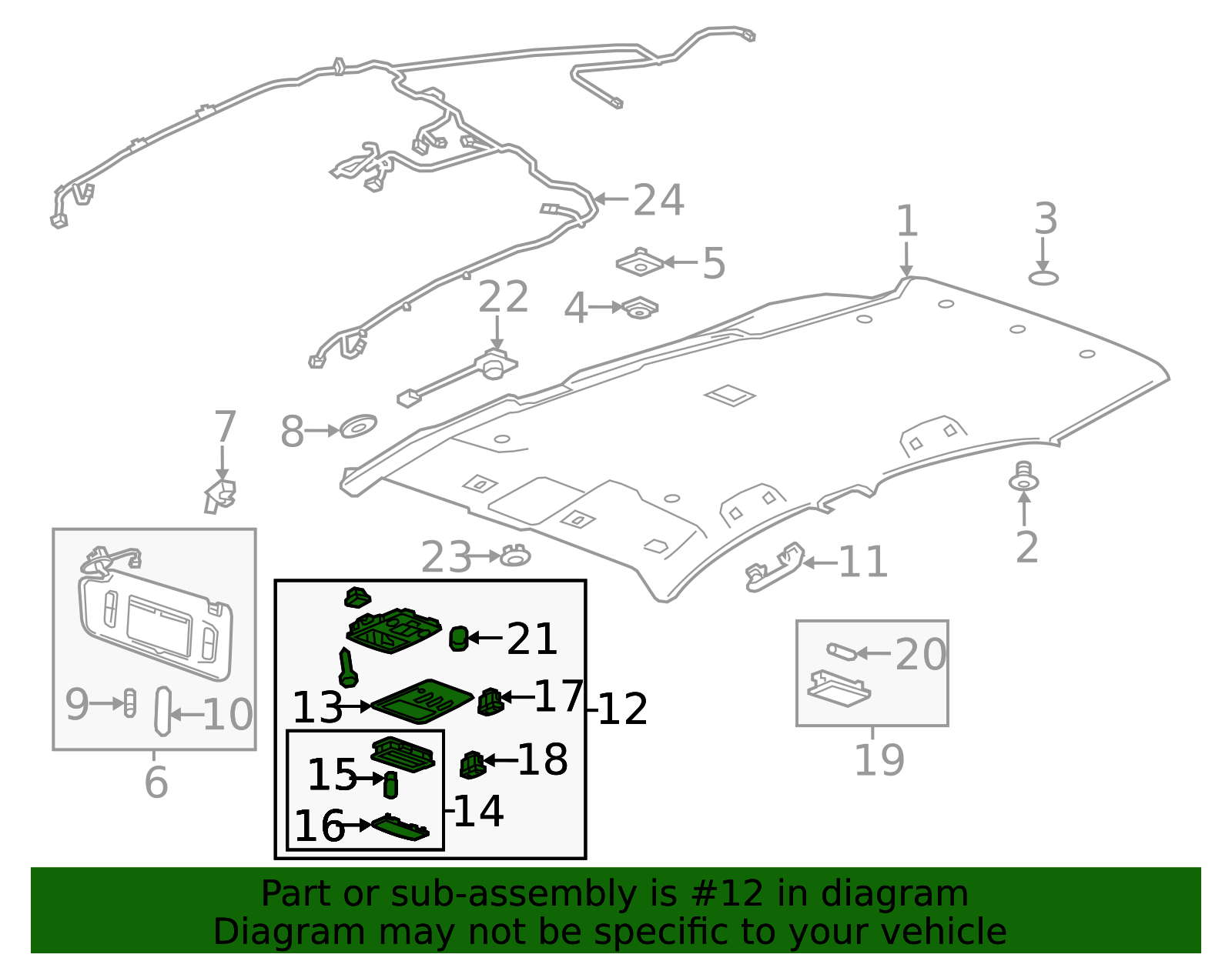 2017-2021 Buick Encore Map Lamp Assembly 42692810 | Payne Weslaco ...
