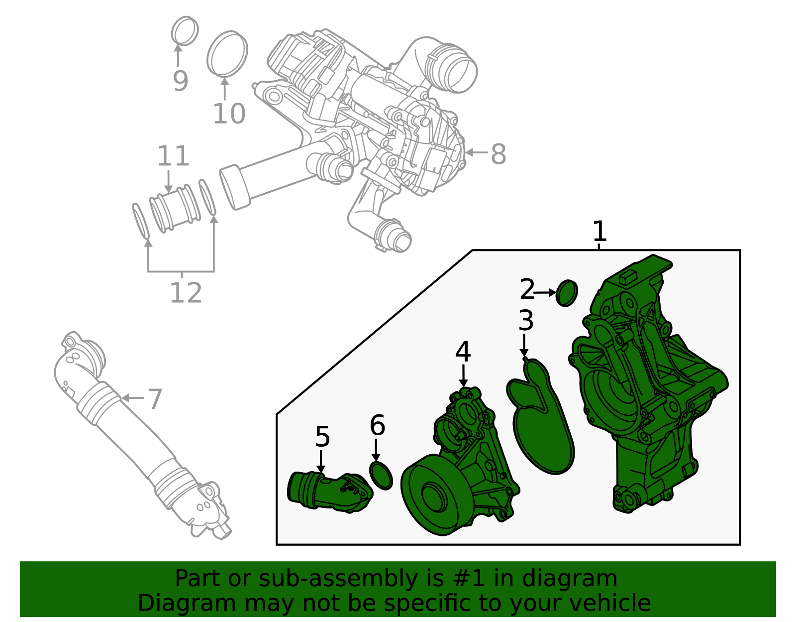 2019-2025 BMW | Water Pump Assembly | 11518650986 | BMW OEM Parts Store