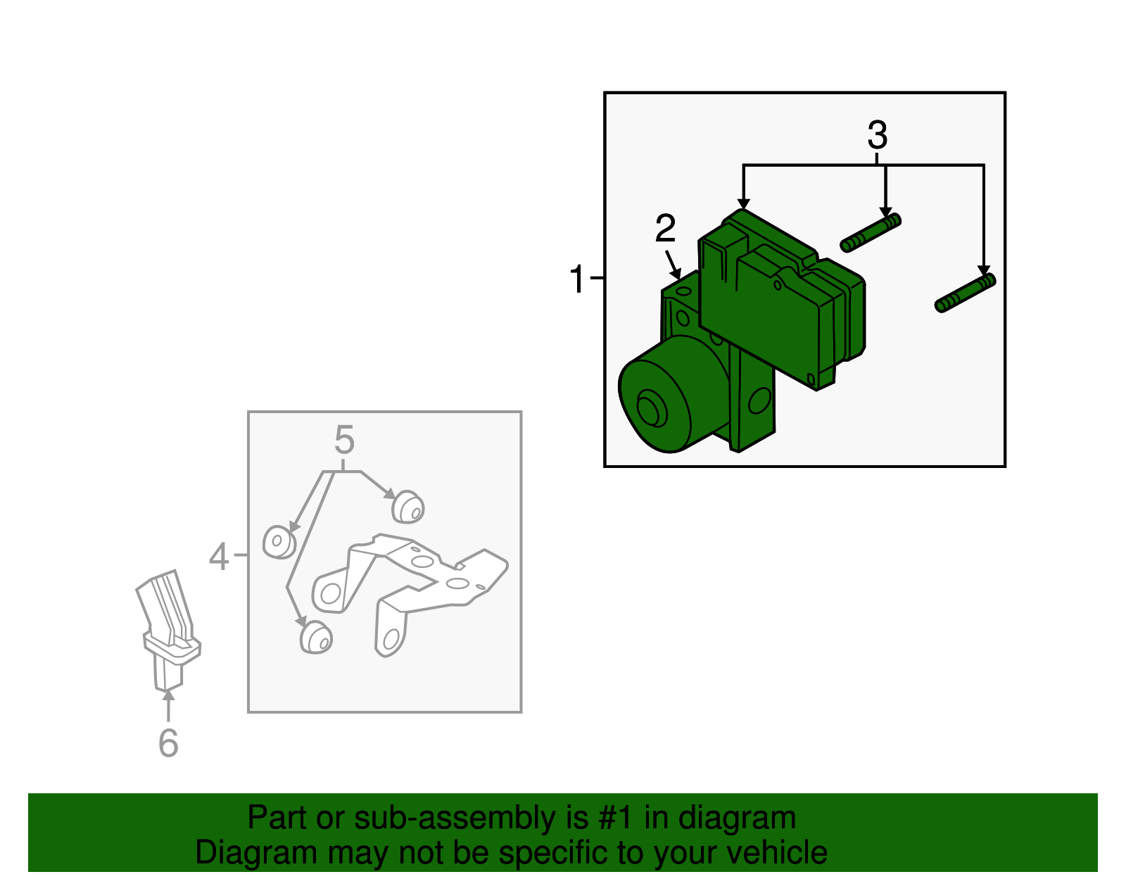 2010-2013 Mazda 3 ABS Control Unit BBY2-43-7AZD | OEM Parts Online