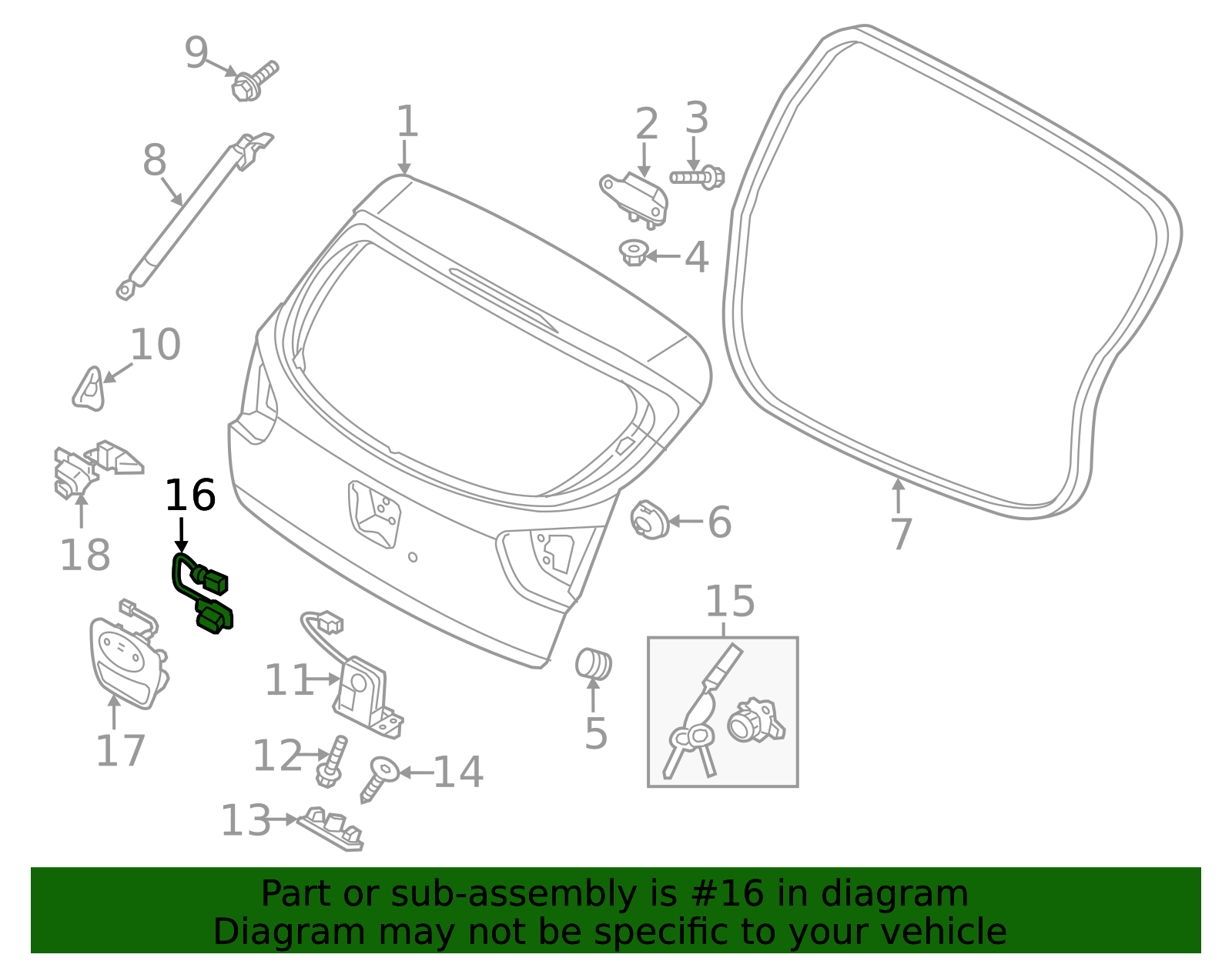 81260h8100 - Kia Handle, Outside Performance Auto Parts