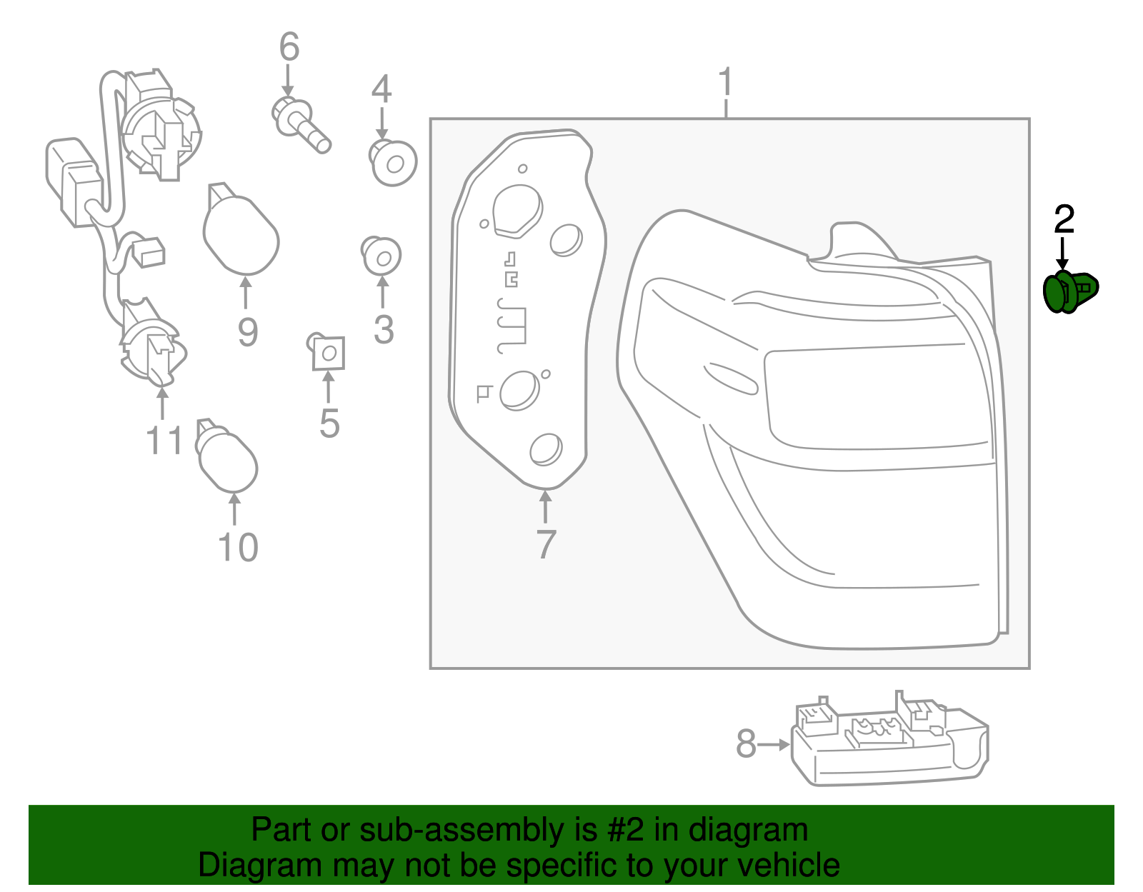81496-60010 - Tail Lamp Assembly Guide 2007-2025 Toyota | Longo Toyota ...