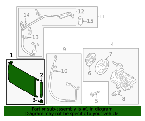 2021-2025 Hyundai Elantra A/C Condenser 97606-AA400 | OEM Parts Online