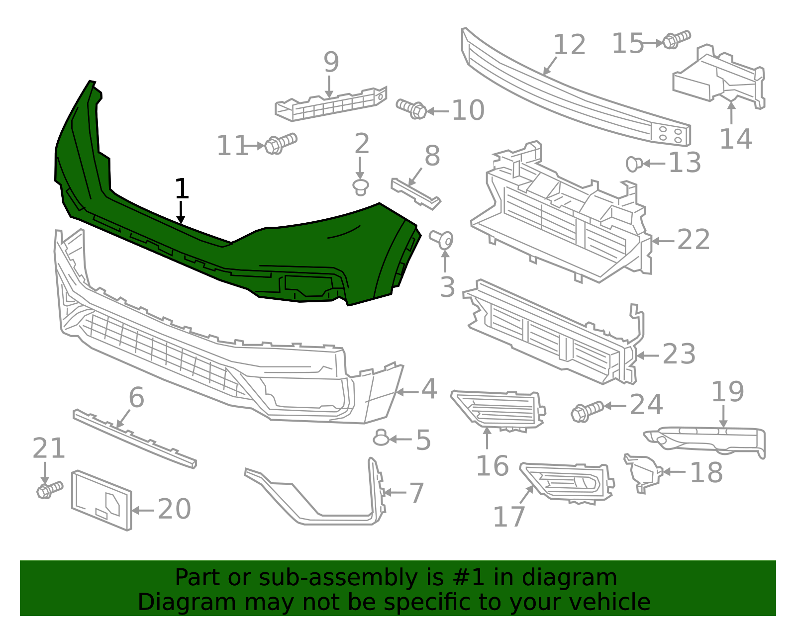 04711-TLA-A50ZZ - Bumper Cover 2020-2022 Honda CR-V | Toronto Honda Parts