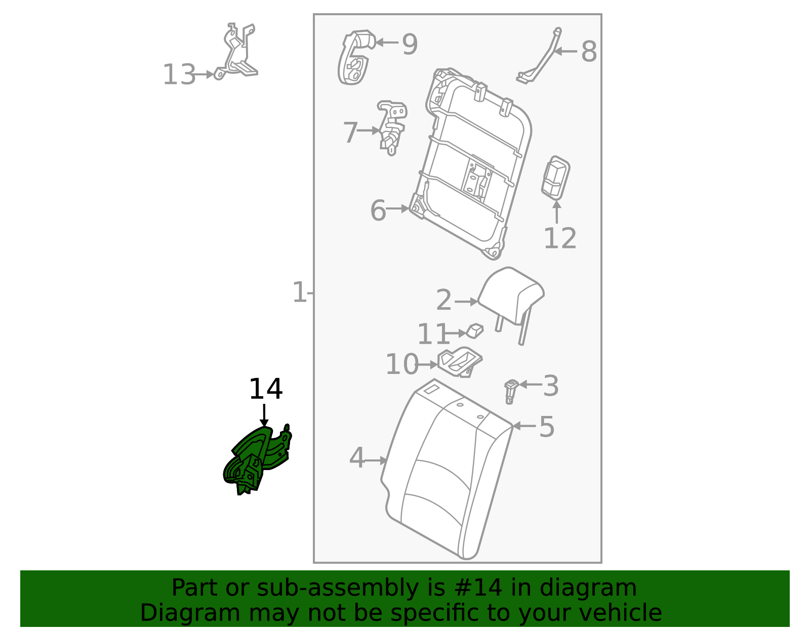 2020 Toyota Yaris Hinge Support 71345-WB003 | MotorMotor