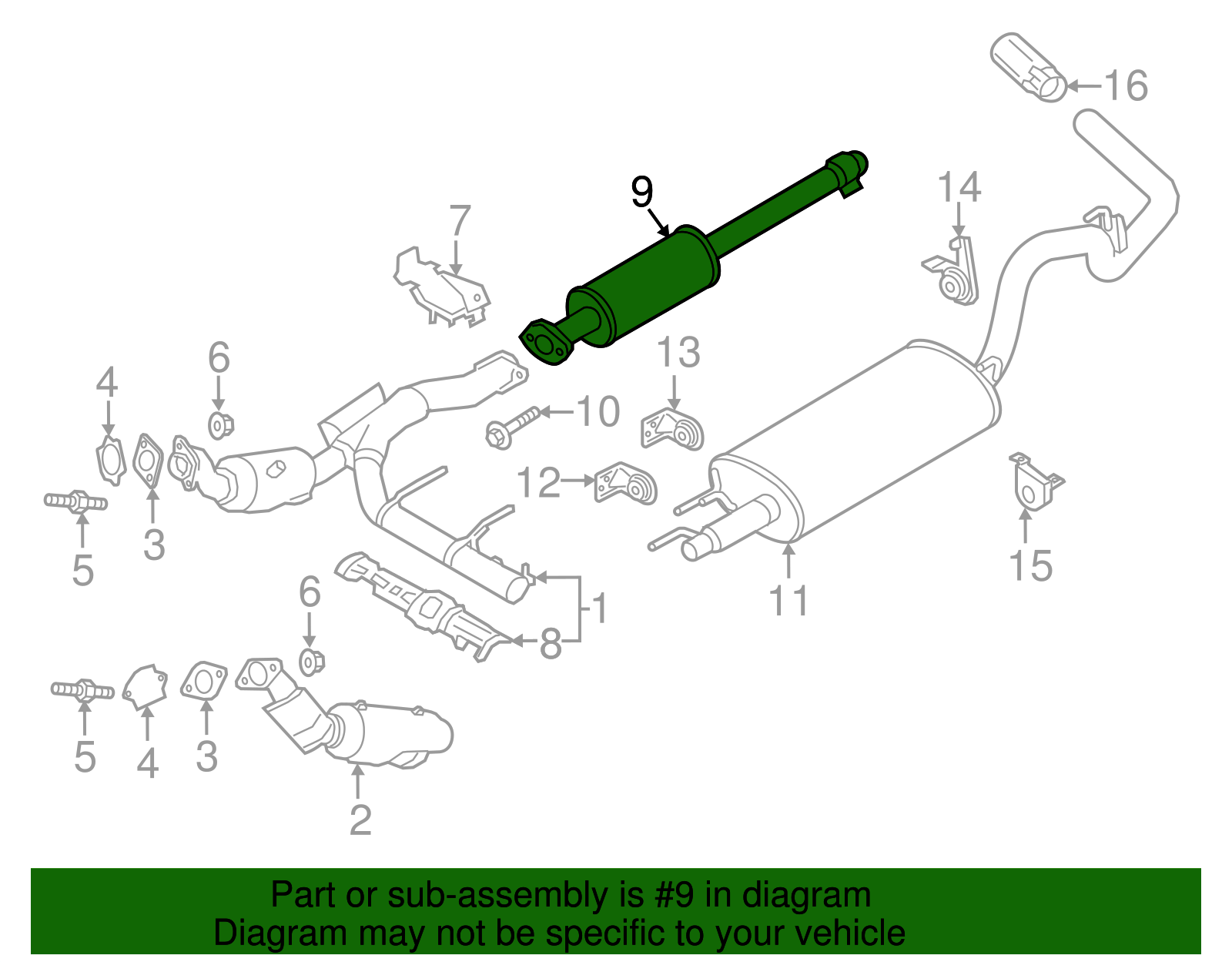 2017-2020 Ford F-150 Front Pipe HL3Z-5A212-F | Ford OEM Parts Outlet