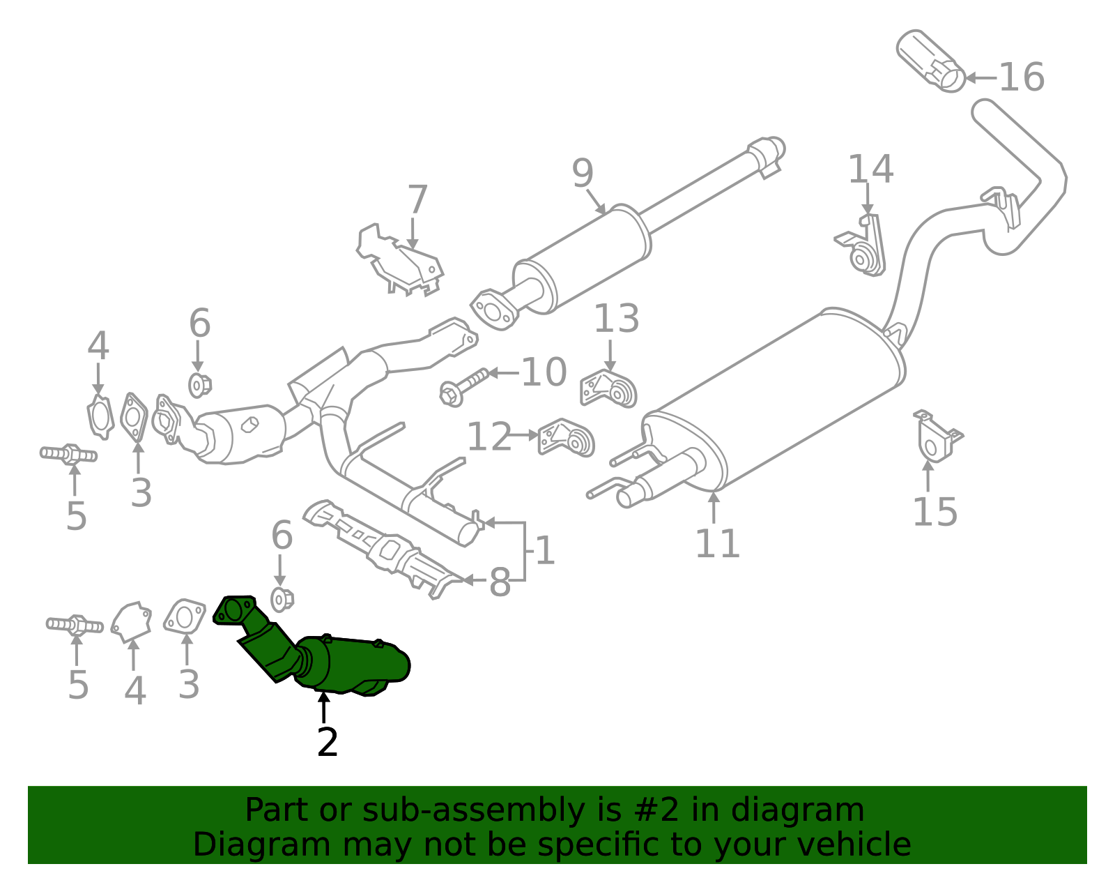 GL3Z-5E212-A - Catalytic Converter 2015-2017 Ford F-150 | Ford Parts Direct