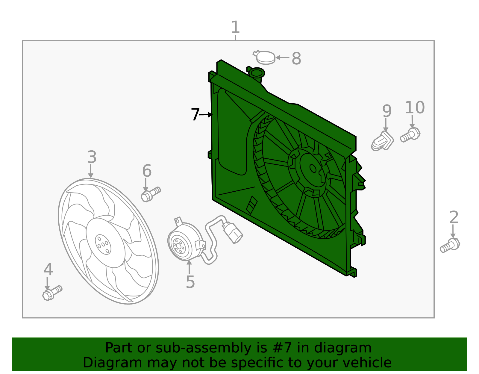 2020-2025 Kia OEM NEW 2020-2021 Kia Seltos Soul Radiator Shroud 25350 ...