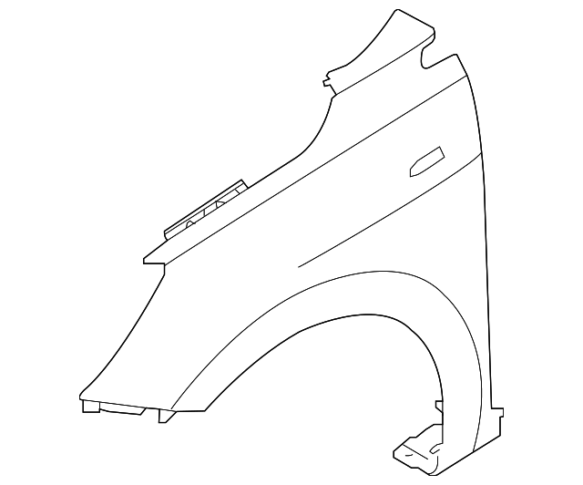 66311-H9000 - Fender 2018-2023 Kia Rio | Kia.Parts Store