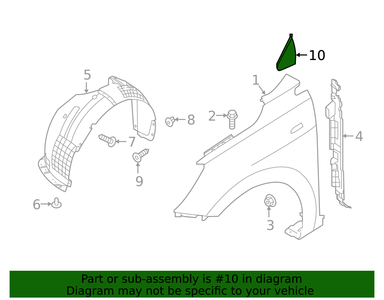 2018-2023 Kia Rio Upper Molding 86190-H8000 | TascaParts.com
