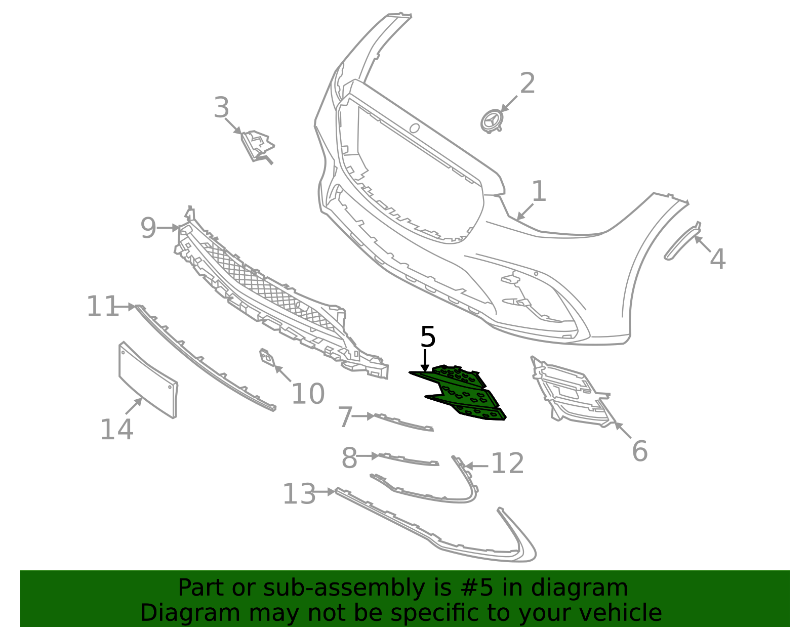 2238851901 - Mercedes-Benz Outer Grille 2021-2025 Mercedes-Benz ...