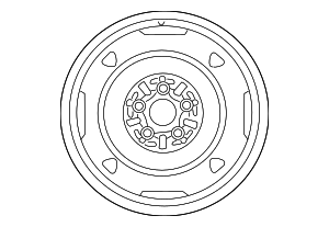 2016-2025 Toyota Spare Tire 42611-47631 | OEM Parts Online