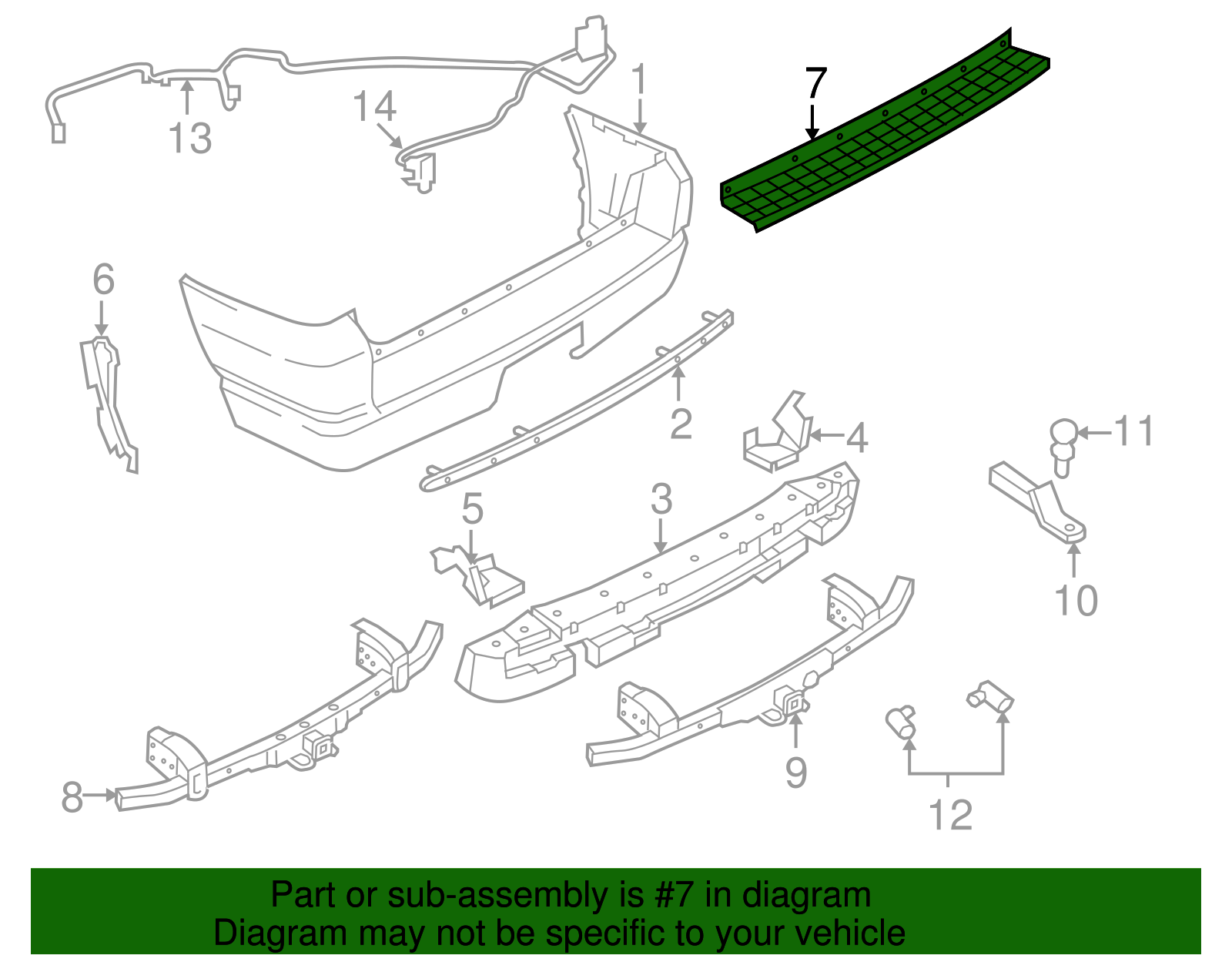 2002-2005 Ford Explorer Step Pad 1L2Z-17B807-AAB | OEM Parts Online