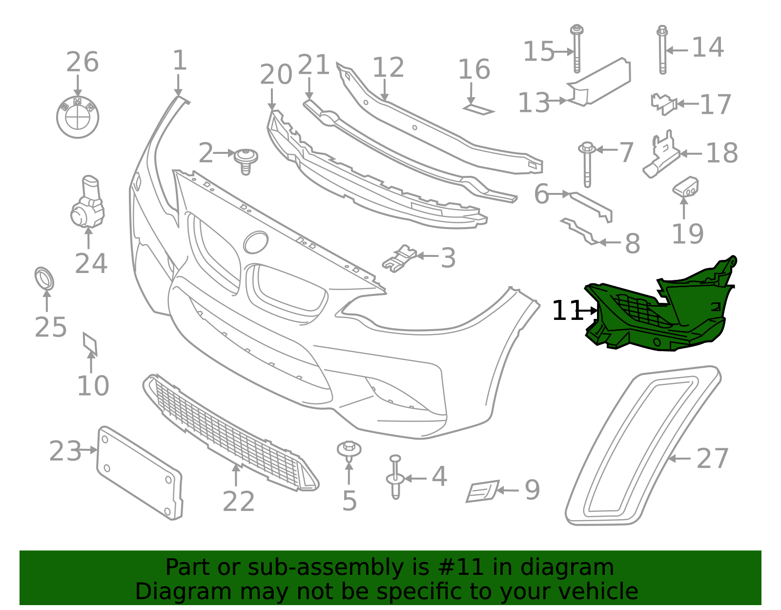 51118073522 - 2019-2021 BMW M2 Insert (51-11-8-073-522) | BMW of South ...