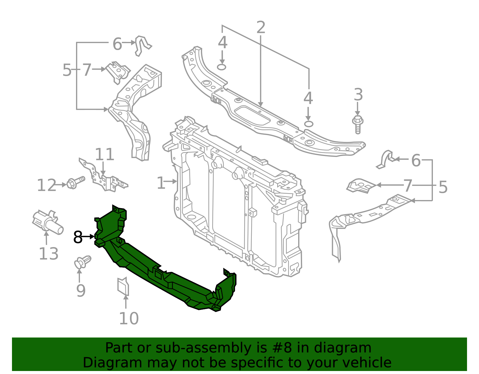 2016-2023 Mazda CX-9 Air Guide TK48-50-1C0A | OEM Parts Online
