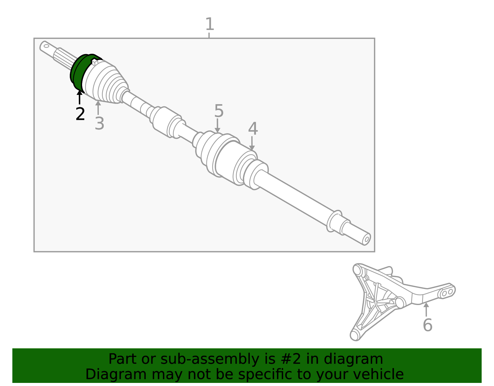 39211-6RA5D - Cv Joint Kit 2021-2024 Nissan Rogue | Official Nissan ...