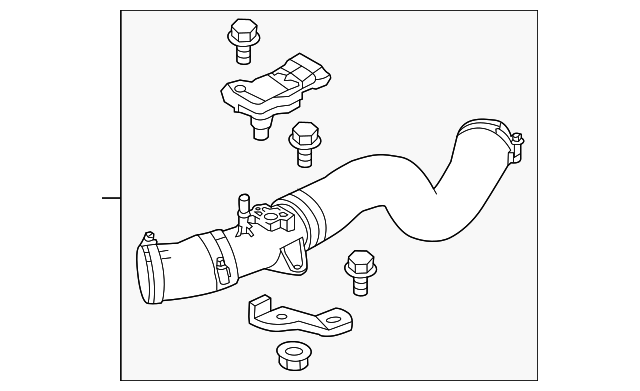 2015-2018 Ford Focus | Inlet Duct | F1FZ-6C640-C | Walls' Ford Parts