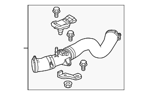 F1FZ-6C640-C - High-Quality Inlet Duct for 2015-2018 Ford Focus ...