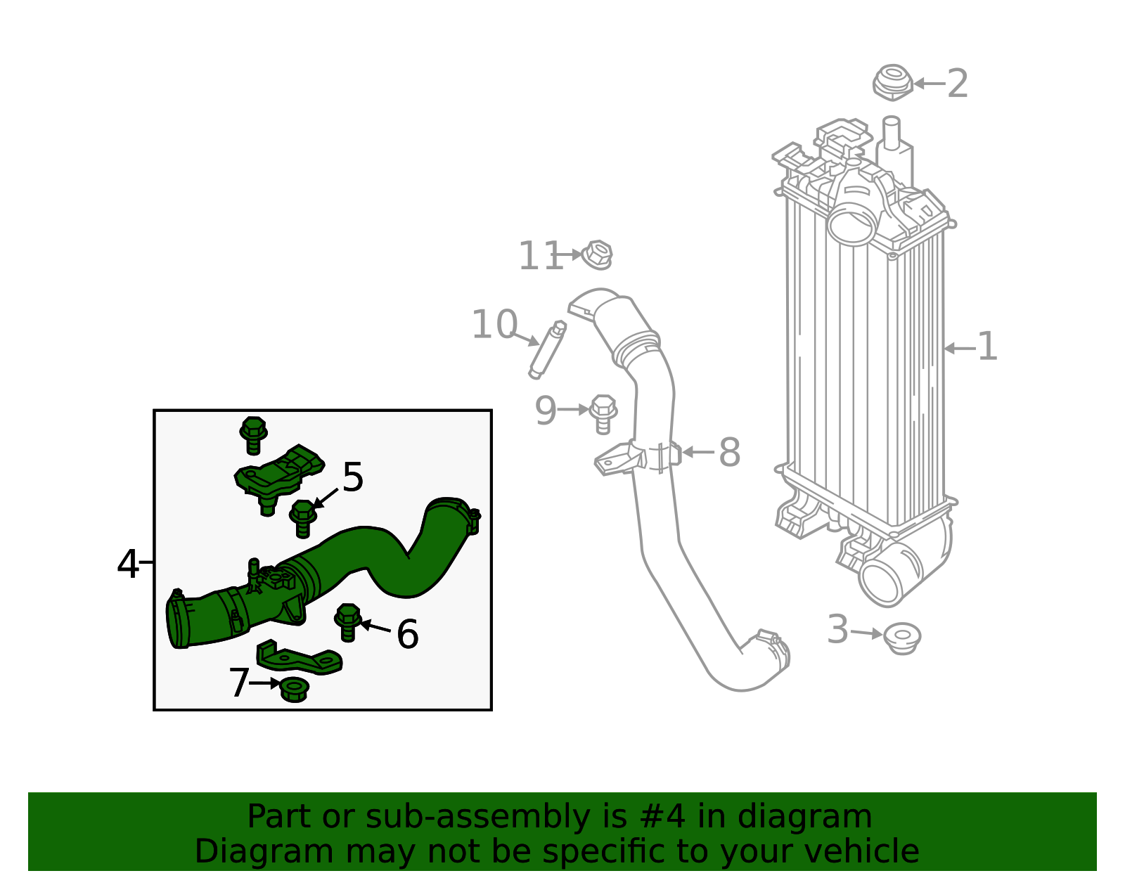 2015-2018 Ford Focus Inlet Duct F1FZ-6C640-C | QuirkParts