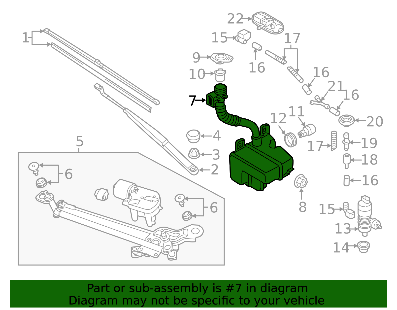 5GM-955-453-A - Reservoir 2015-2021 Volkswagen | OEM VW Parts Haus