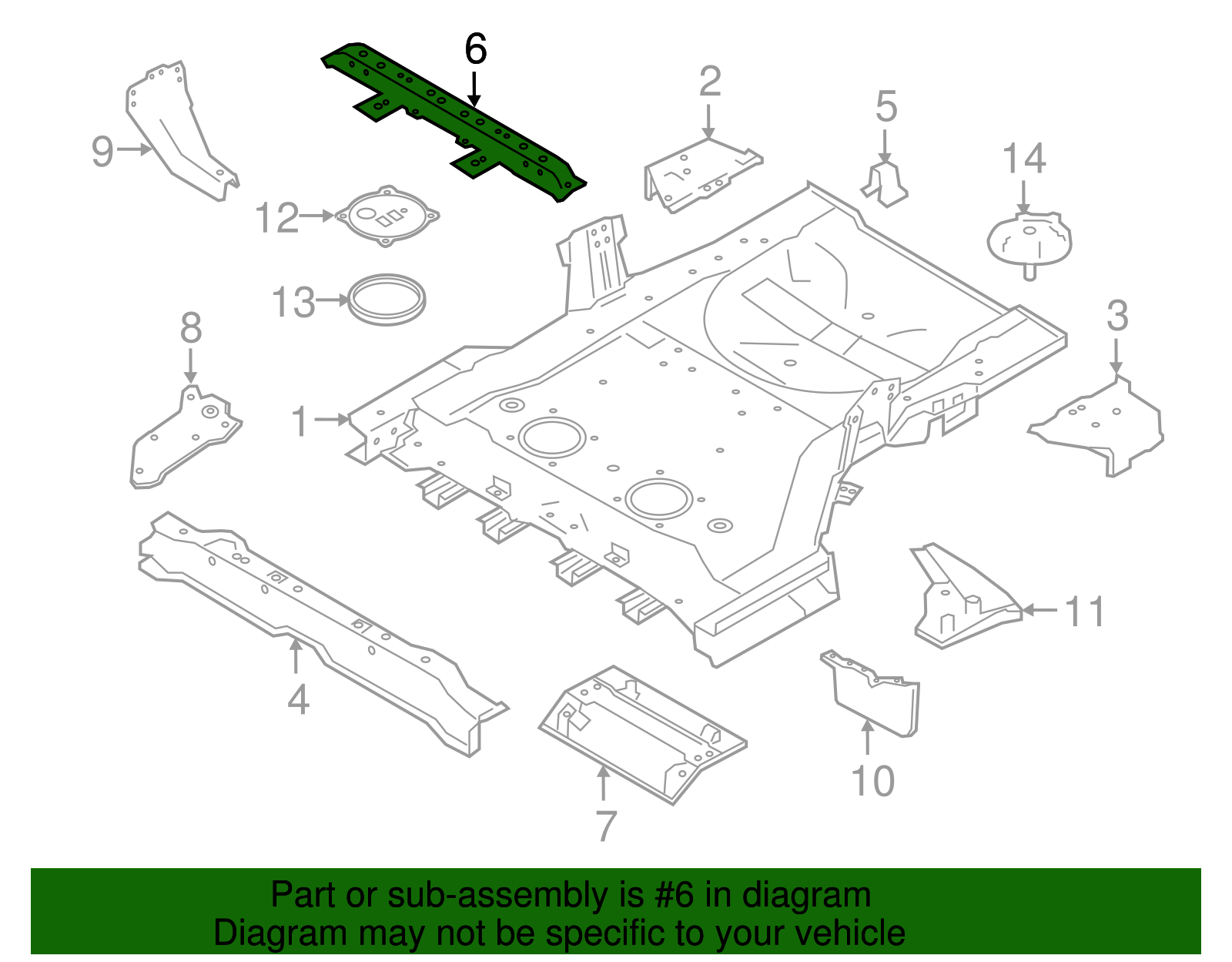 2015-2024 Nissan Murano Seat Cross-Member G4520-5AAMA | Scott Evans ...