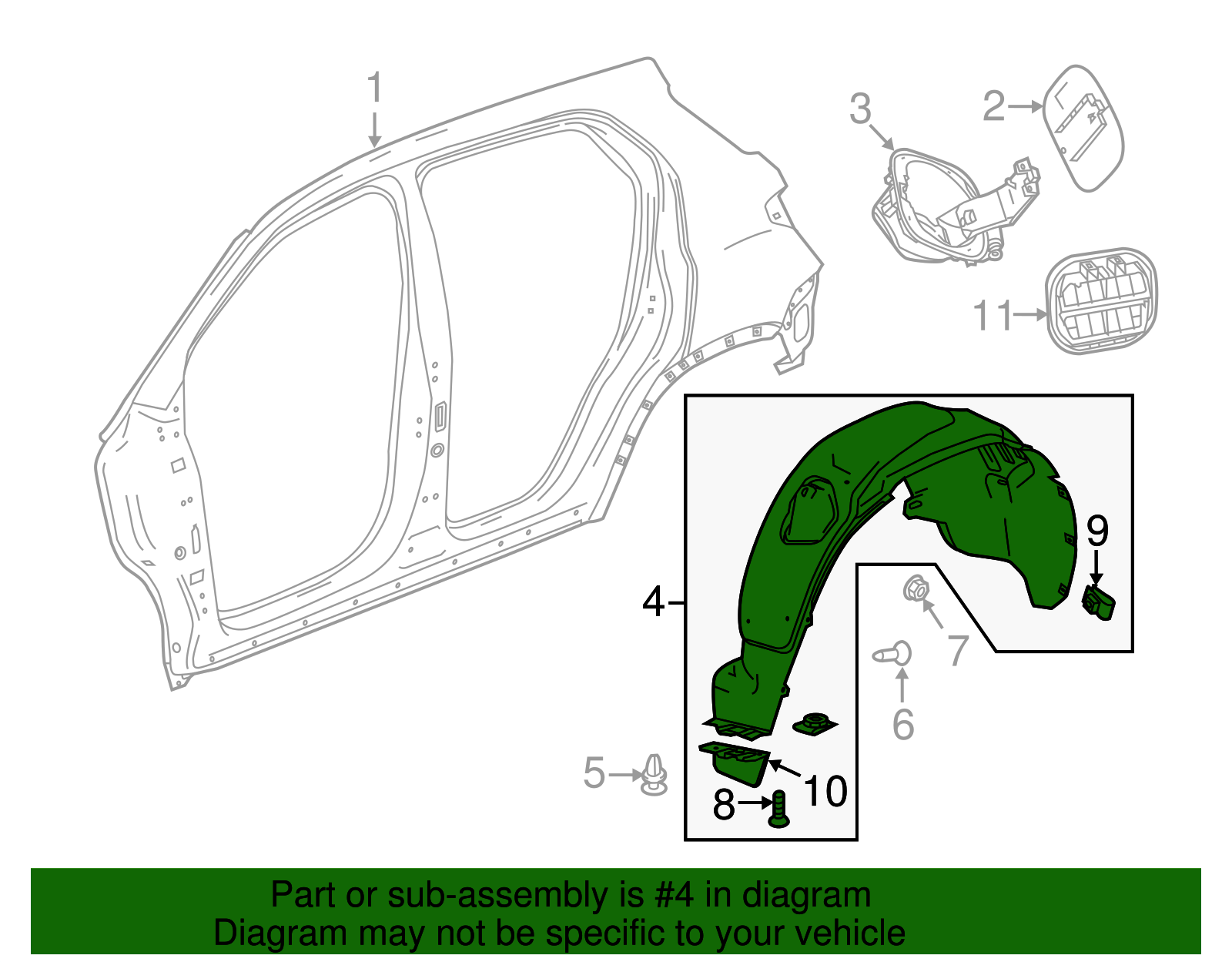 42714875 - Wheelhouse Liner | Partners Chevy